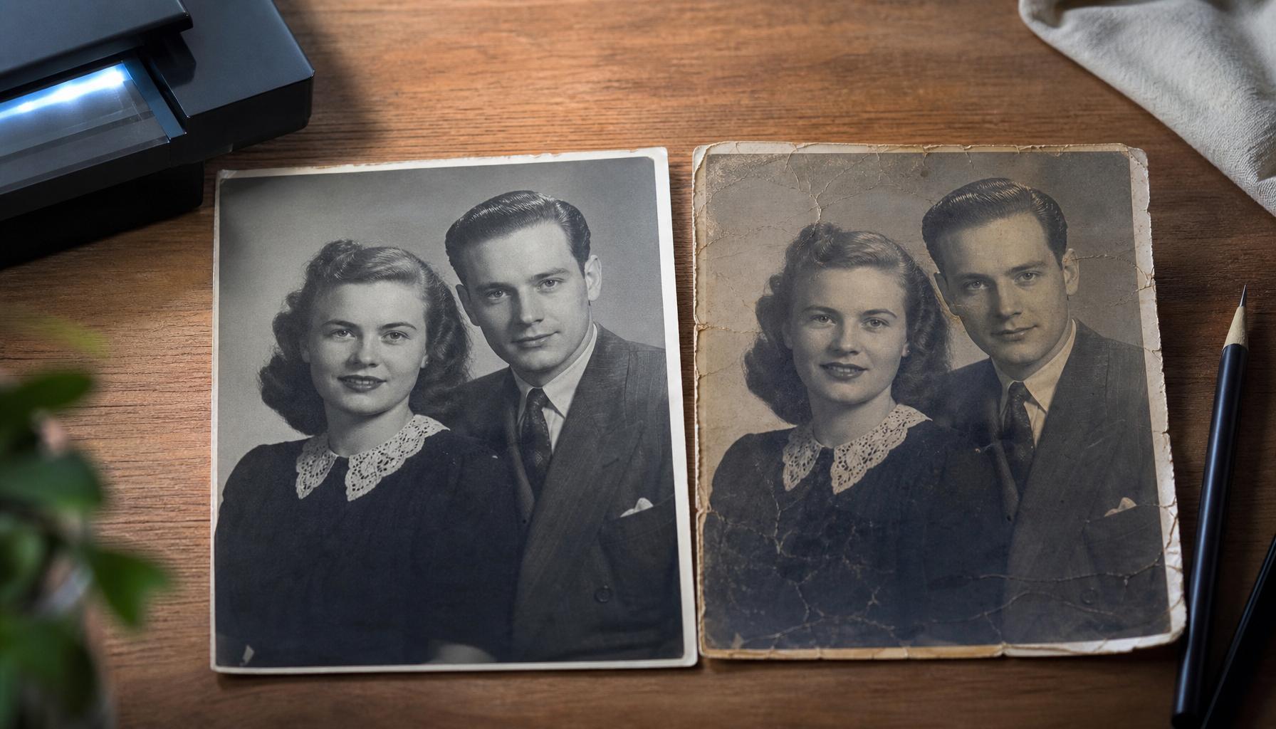 AI Photo Restoration For A Mother s Day Tribute Video