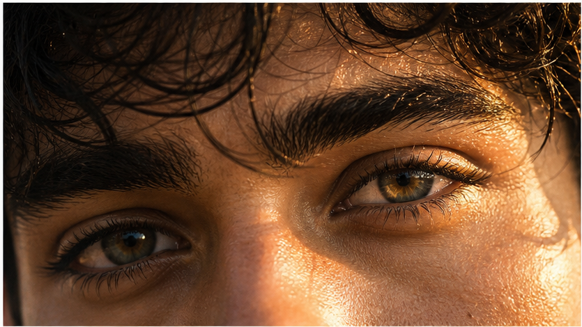 Close Up Eyes Boys IA Photo Invites Pour ChatGPT Et Gemini
