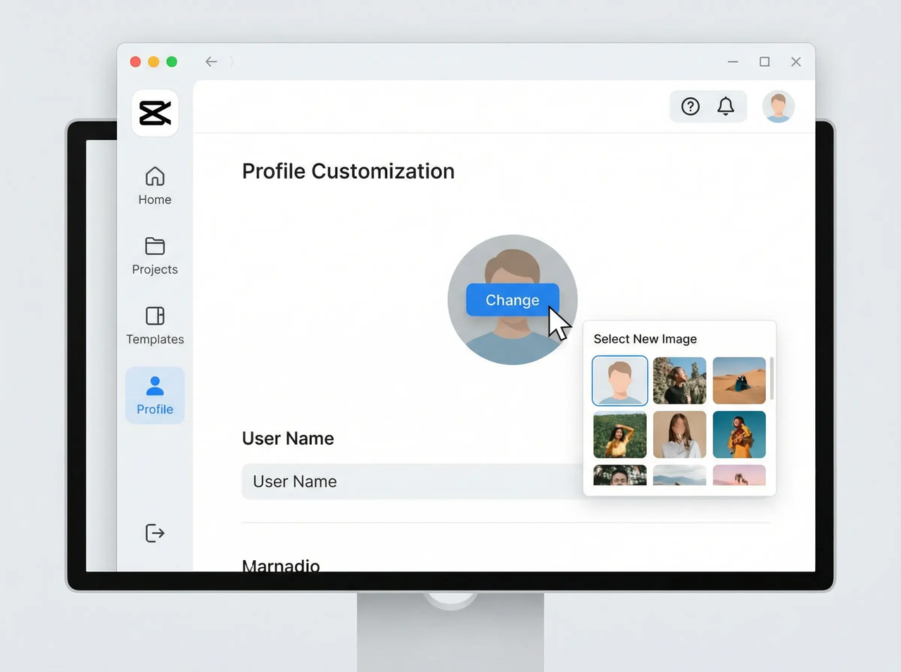 How to Change My Profile Picture in CapCut PC?