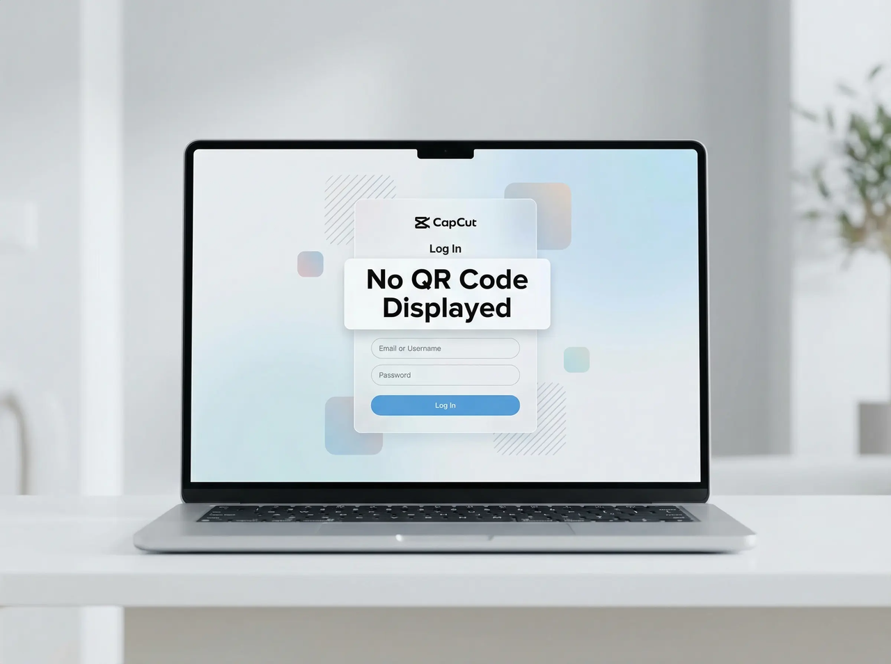 Why Is There No QR Code Displayed on My Login Page?