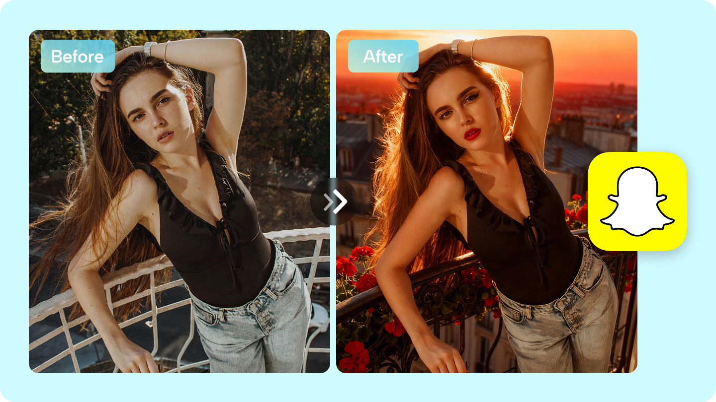 Snapchat Photo Editor: Pools uw foto 's online