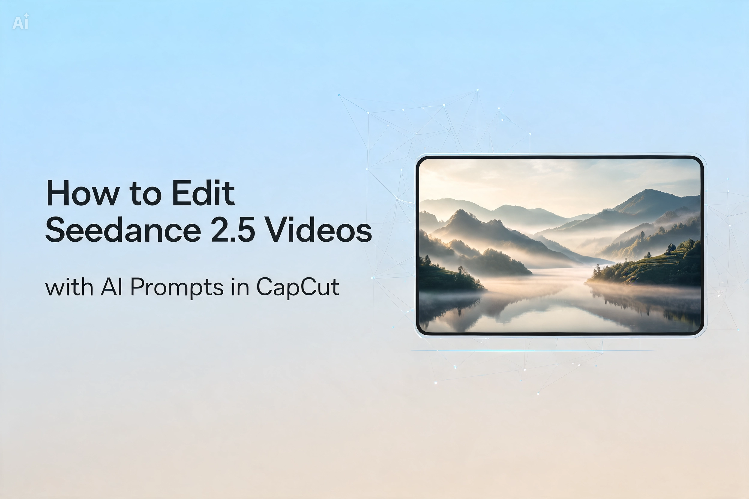 Paano Mag-edit ng Seedance 2.5 na Mga Video na may AI Prompts sa CapCut